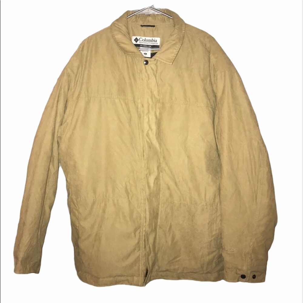 Columbia Men’s Xl Tan Puffer Coat Ranch Jacket - Gem